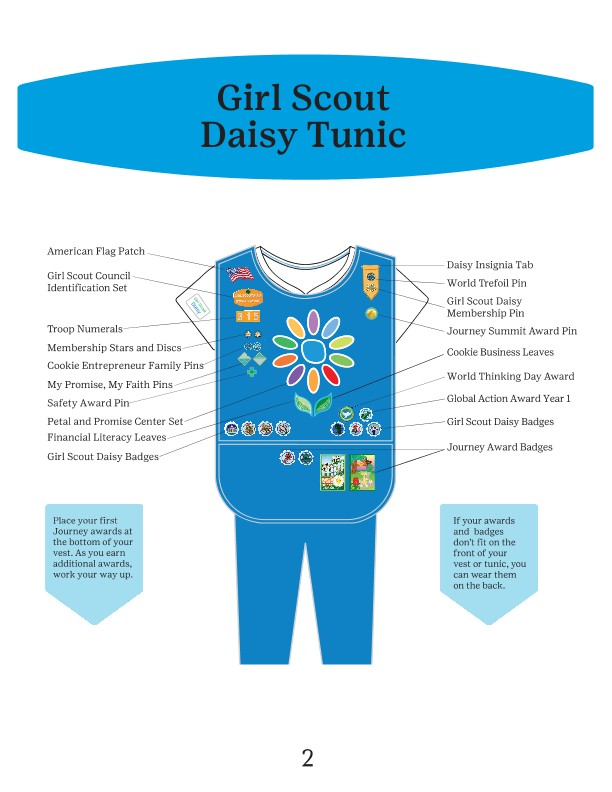 Girl Scout Daisy Tunic Layout